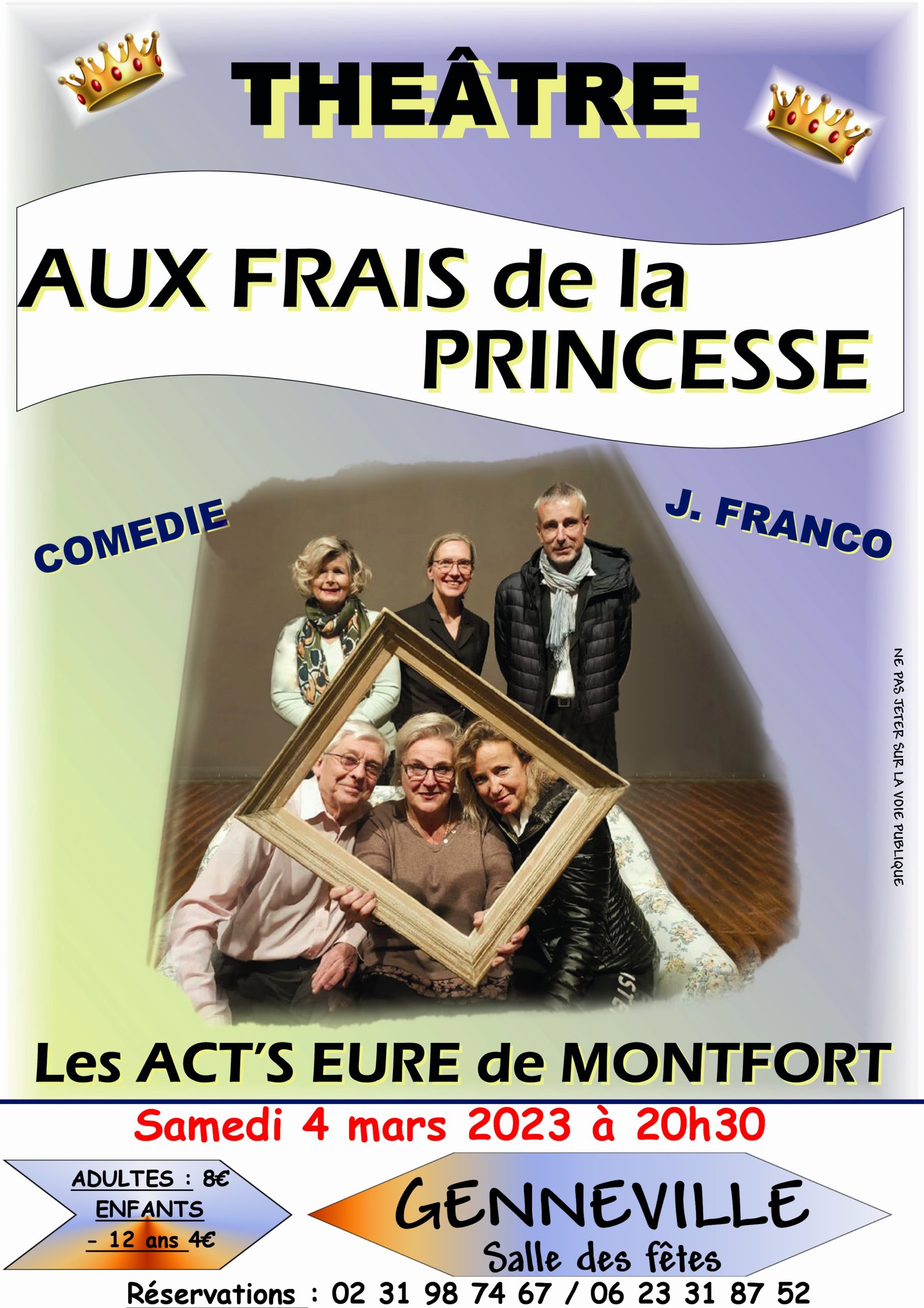 Soirée Théâtre salle des fêtes de GENNEVILLE - Mairie de Genneville