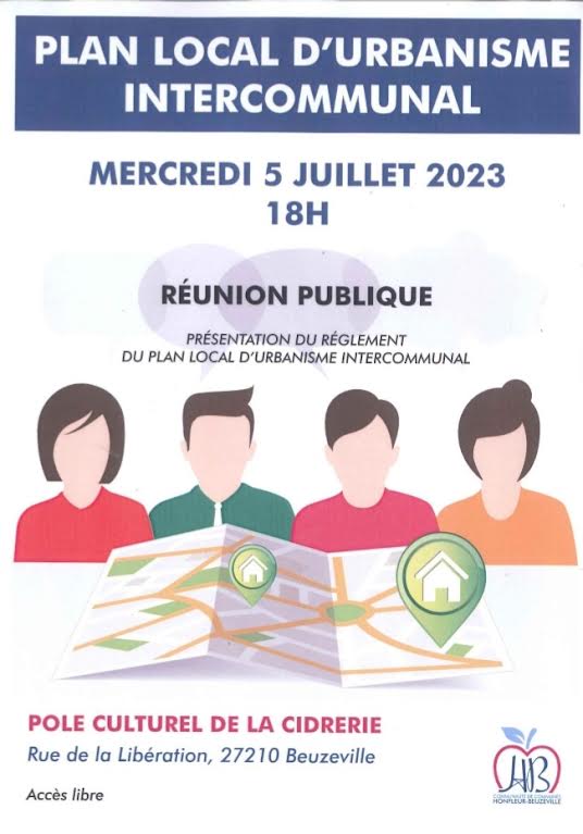 Réunion publique du 5 juillet 2023/ élaboration du PLUi - Mairie de ...