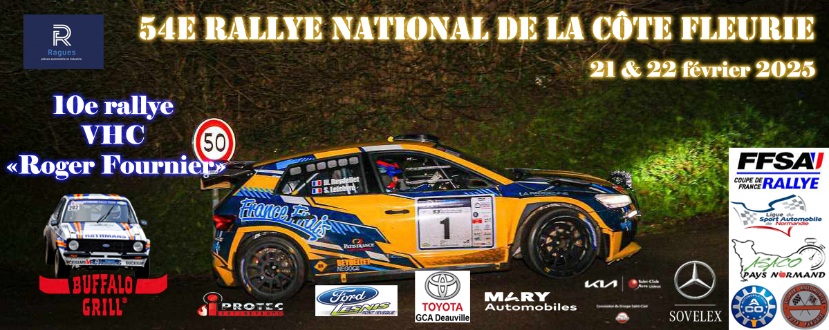 RALLYE DE LA COTE FLEURIE 2025 - Mairie de Genneville